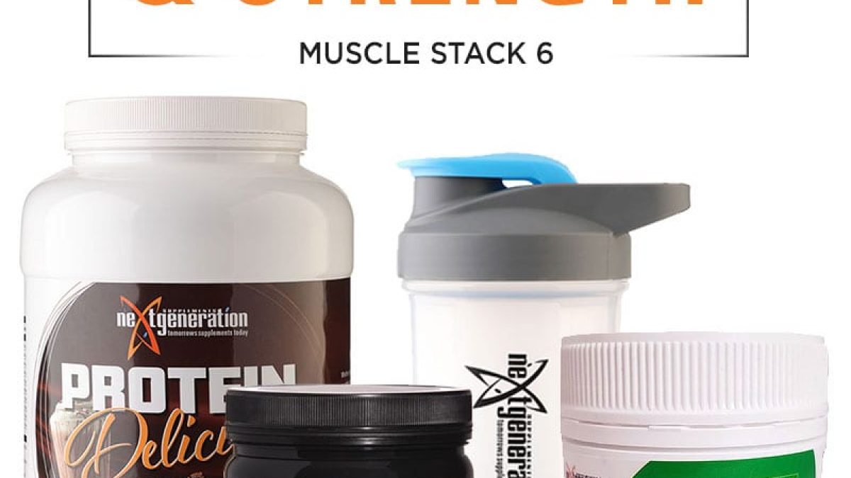 Muscle Stack 6 - Lean Muscle & Strength - Next Generation Supplements