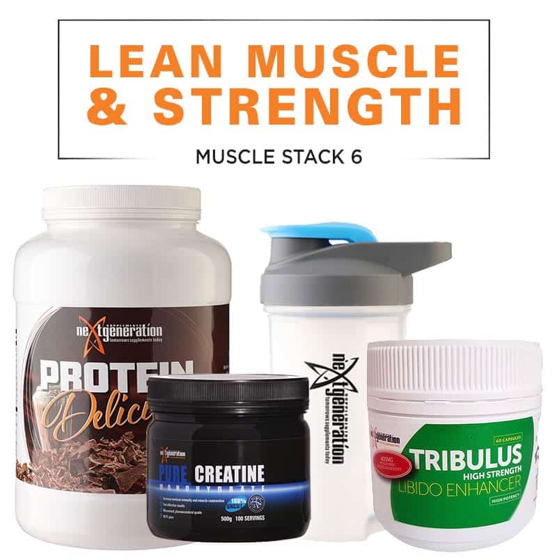 Muscle Stack 6 - Lean Muscle & Strength - Next Generation Supplements